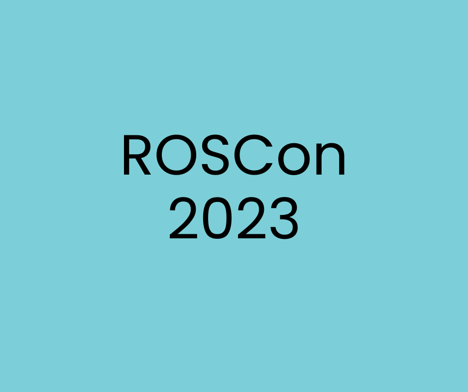 ROSCon 2023 – MeetGreen