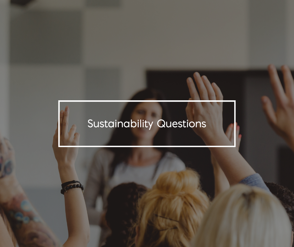 Sustainability Questions – MeetGreen